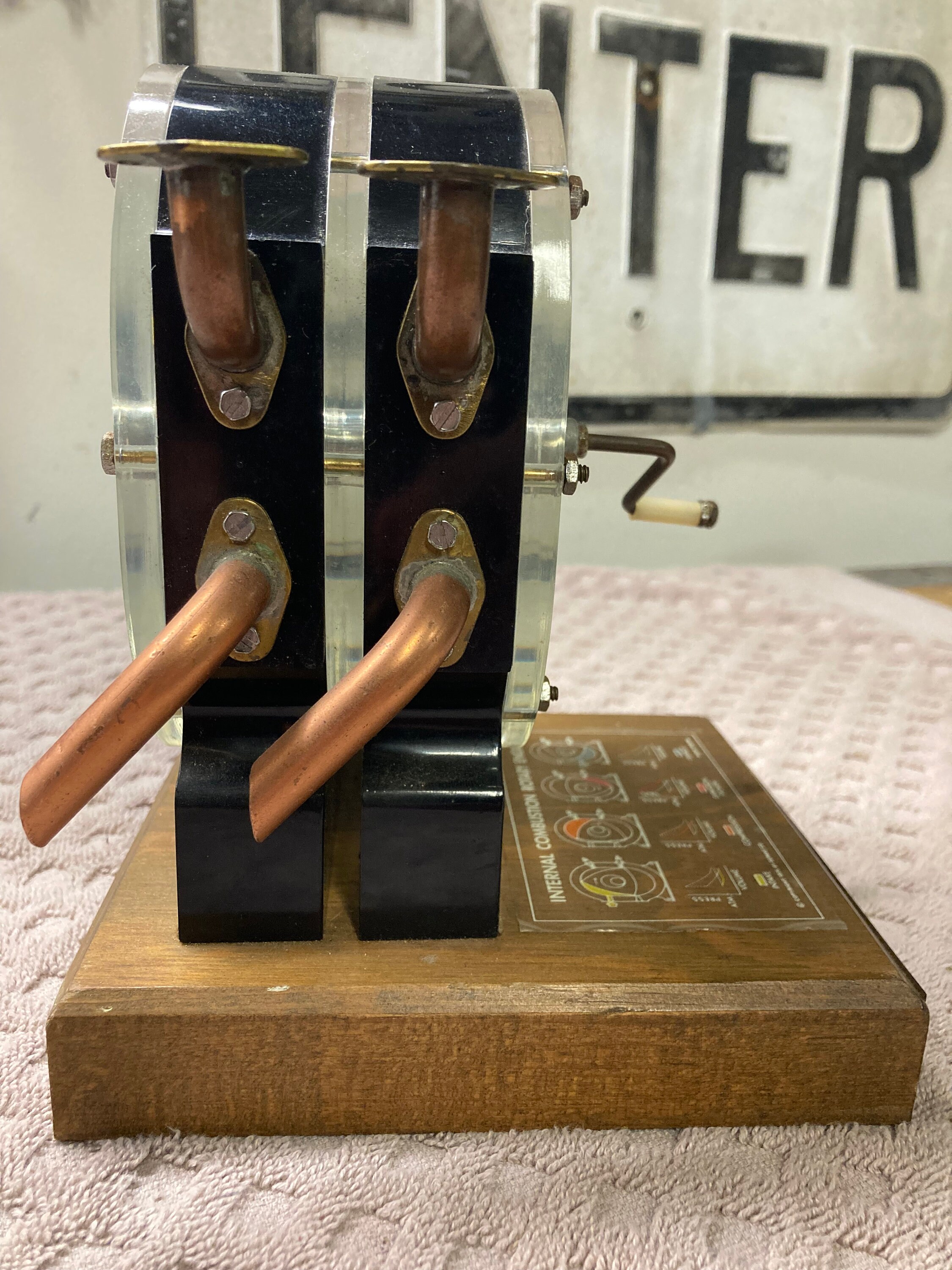 Vintage 1975 Chevy Rotary Engine Dealership Display - Etsy