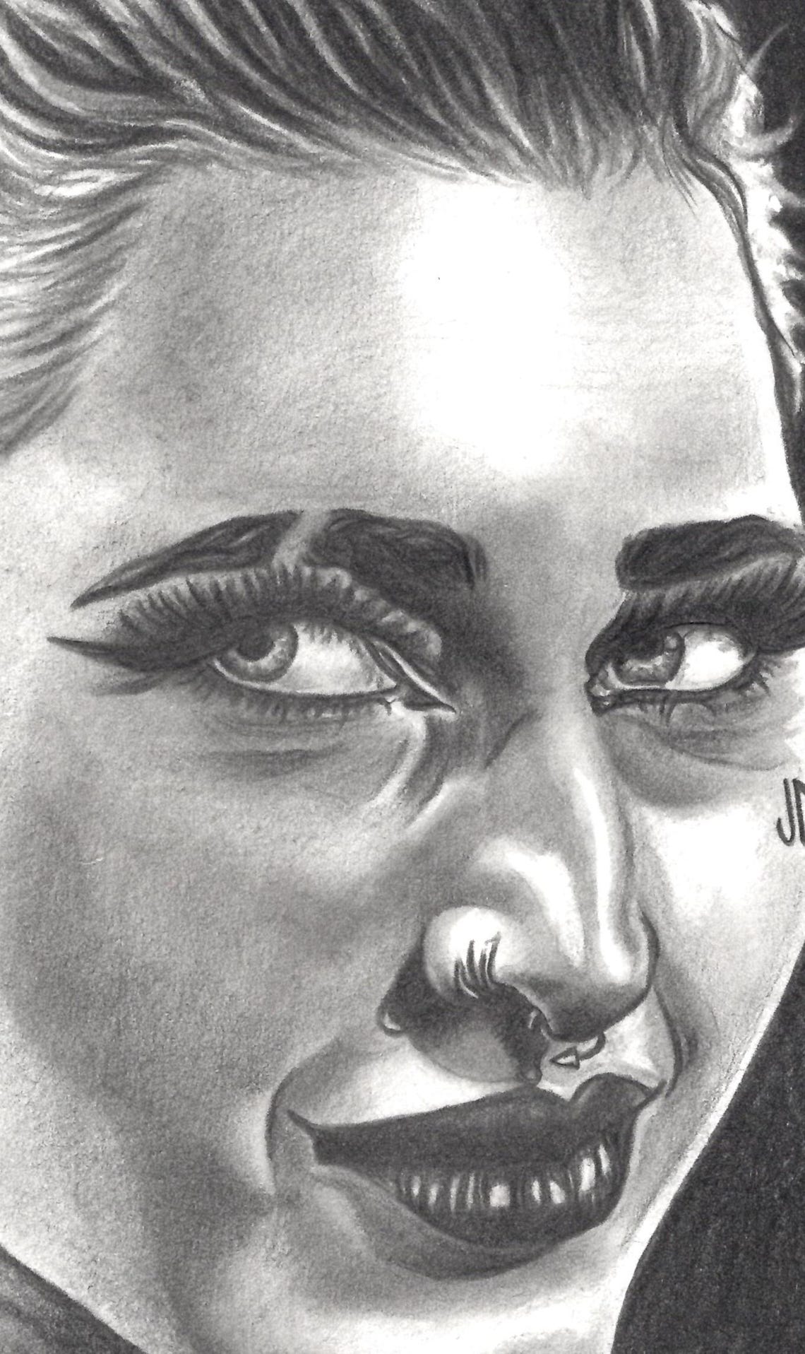 Rhea Ripley Mami Hand Drawn Art Print - Etsy