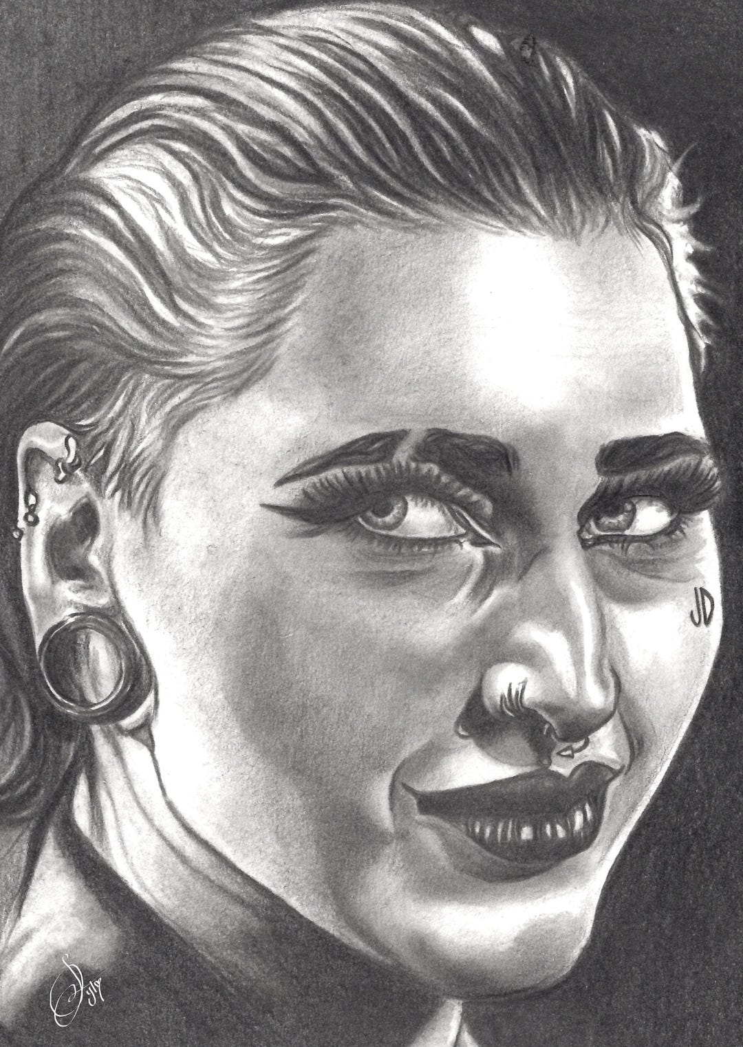 Rhea Ripley Mami Hand Drawn Art Print - Etsy