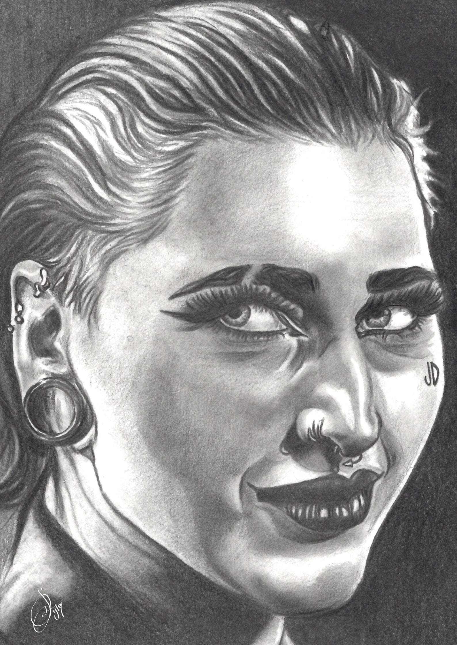 Rhea Ripley Mami Hand Drawn Art Print - Etsy