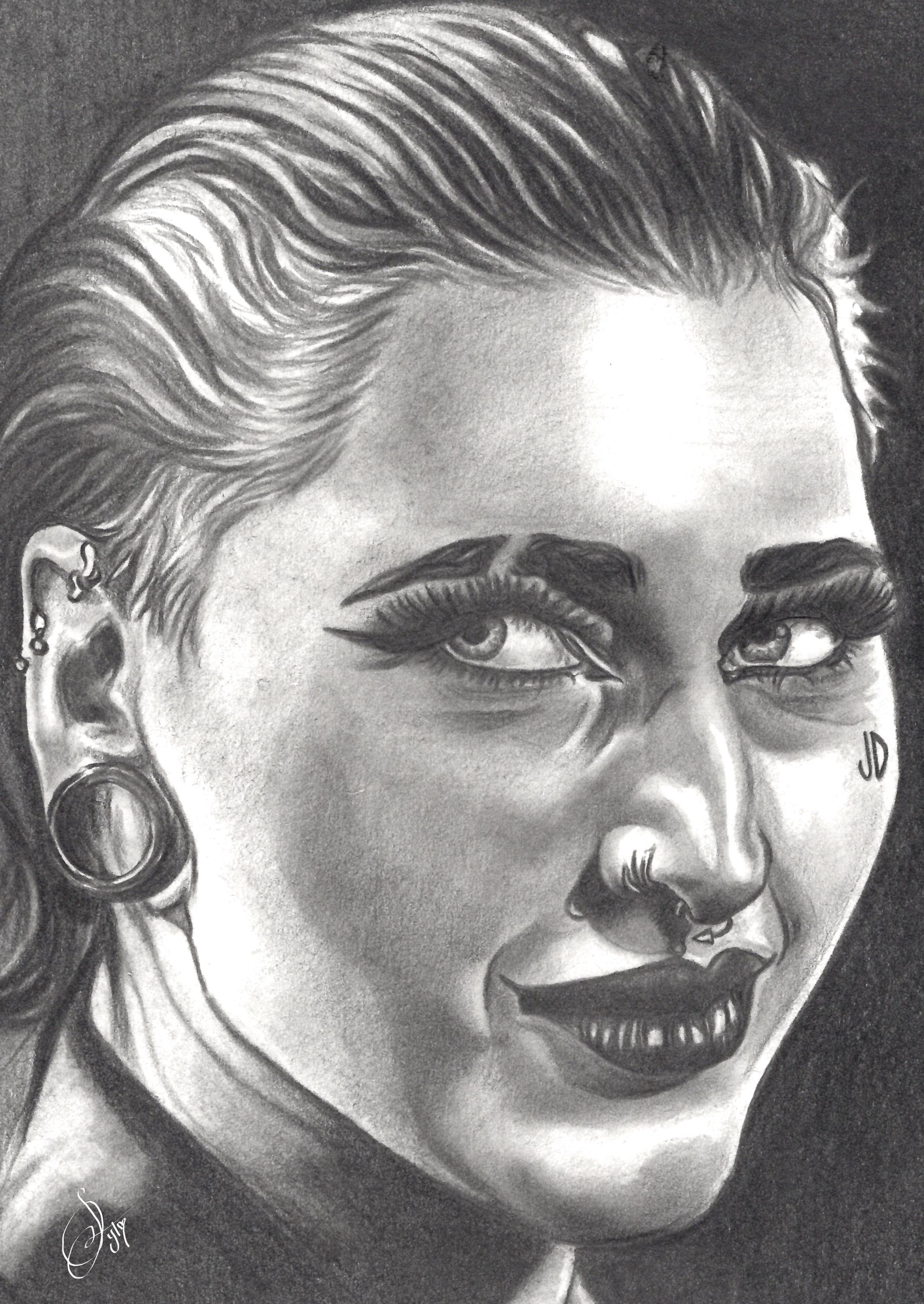 Rhea Ripley Mami Hand Drawn Art Print - Etsy