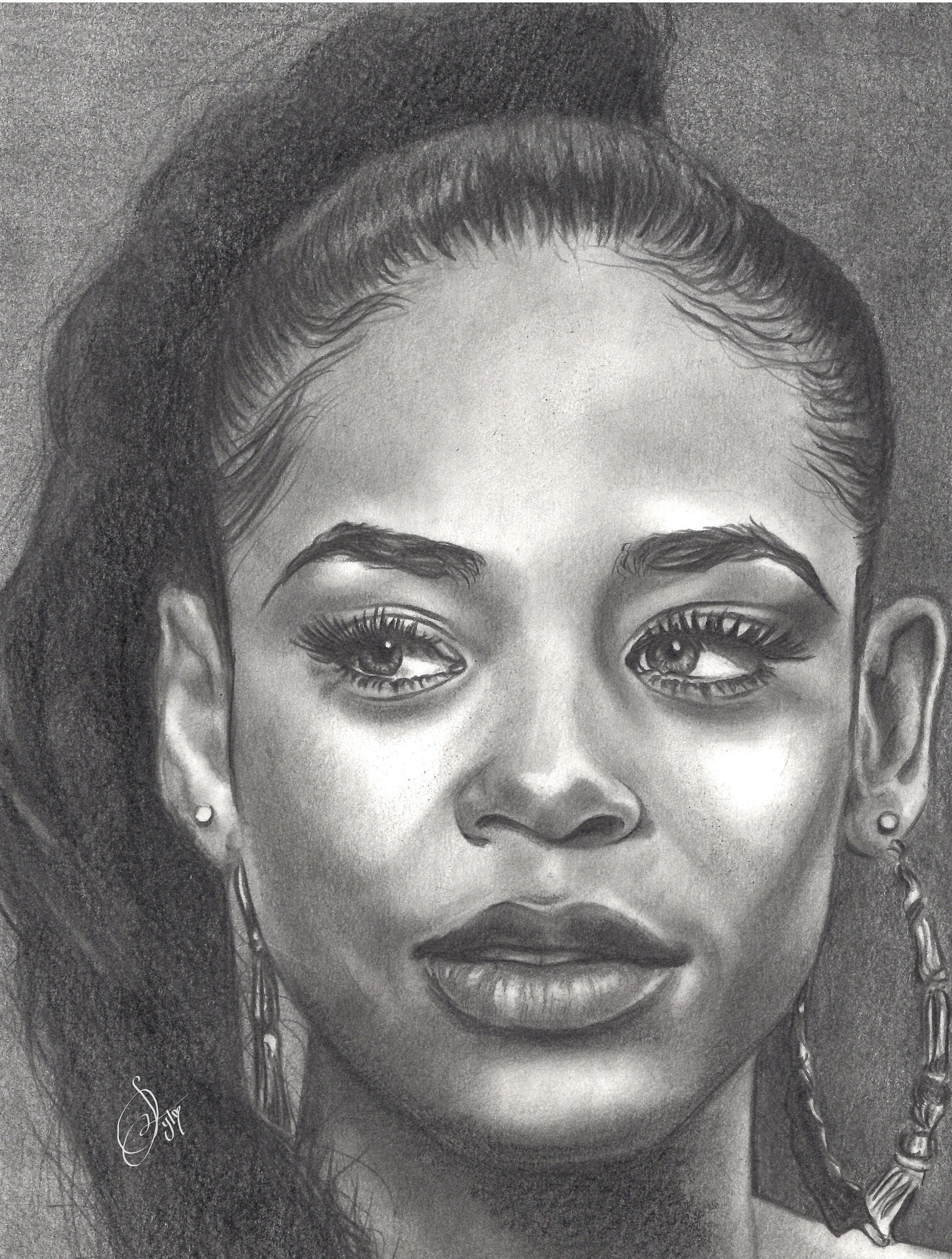 Bianca Belair EST Hand Drawn Art Print - Etsy