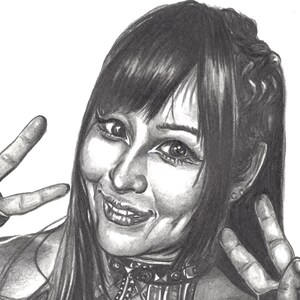 Iyo Sky Io Shirai Hand Drawn Portrait Art Print - Etsy