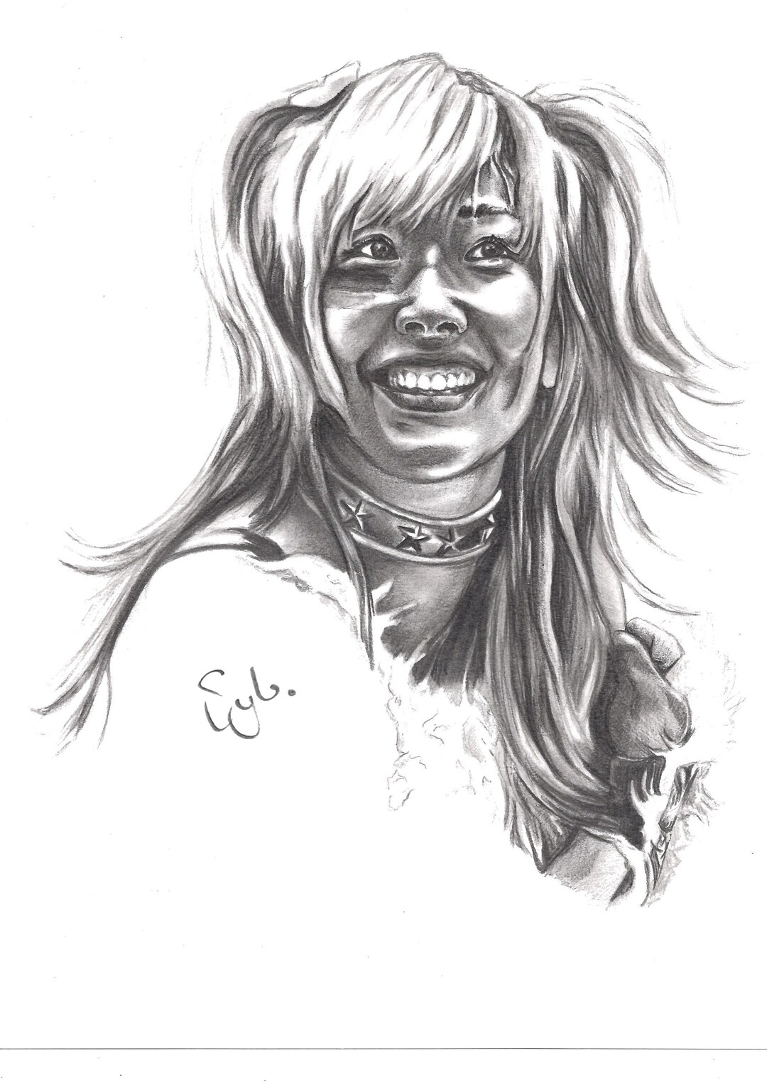 Unagi Sayaka Stardom Hand Drawn Art Print - Etsy