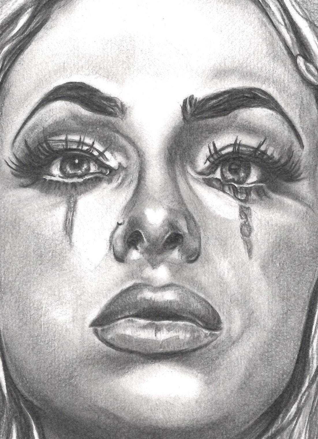 Liv Morgan Hand Drawn Art Print - Etsy