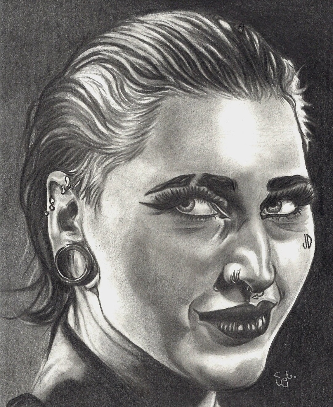 Rhea Ripley Mami Hand Drawn Art Print - Etsy