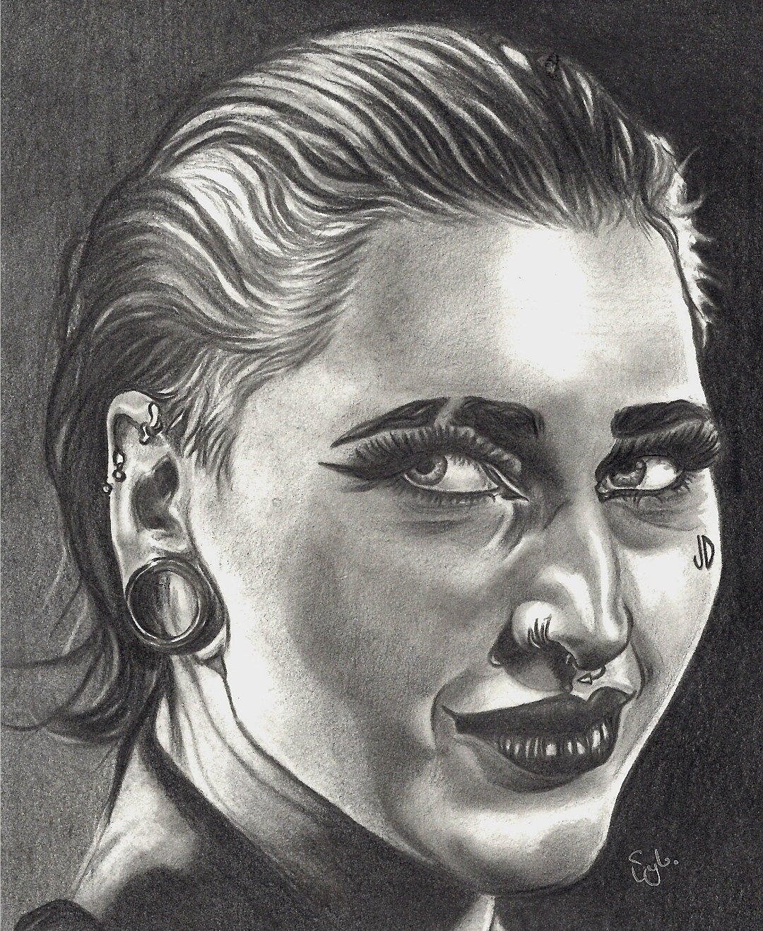 Rhea Ripley Mami Hand Drawn Art Print - Etsy