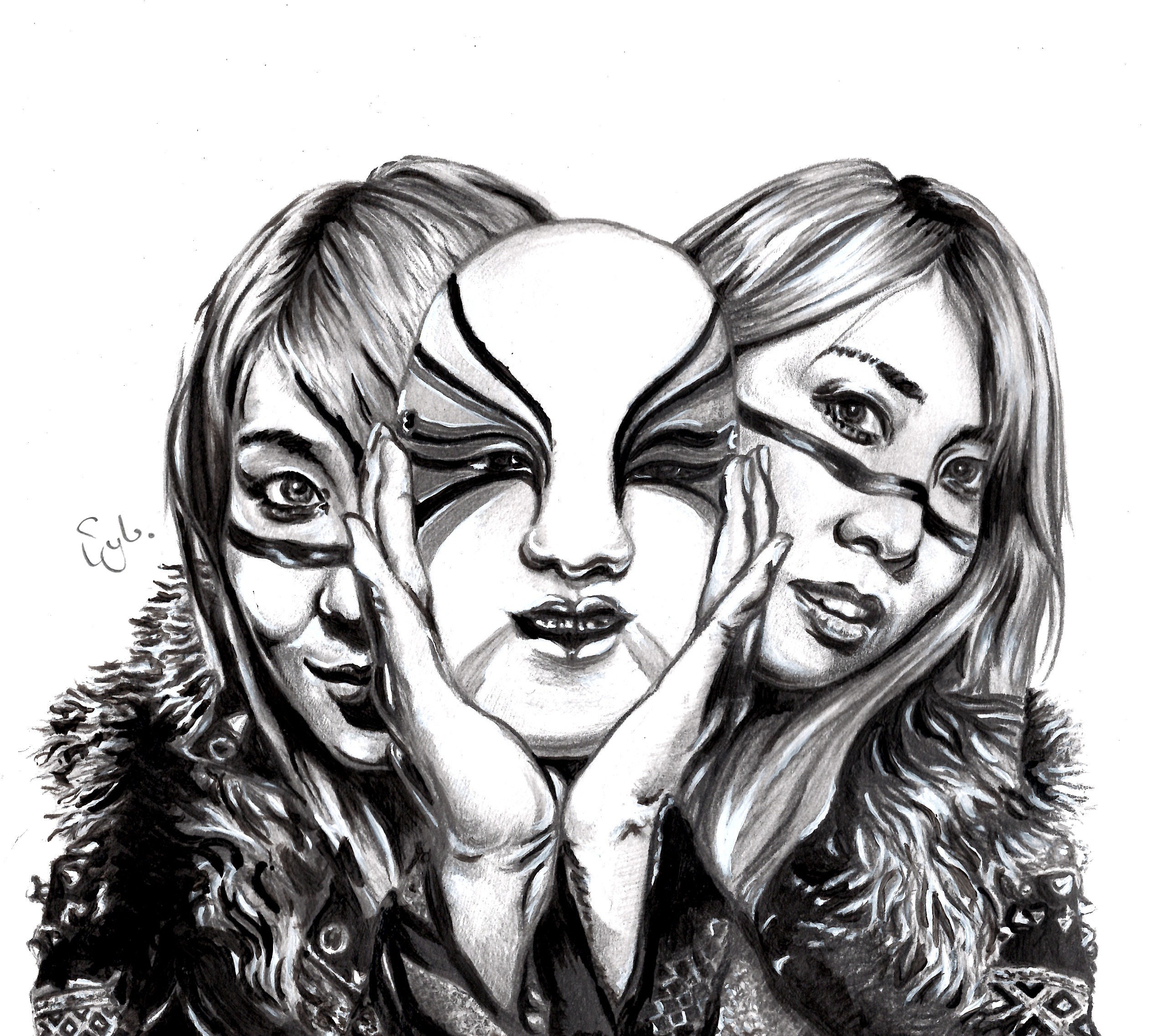 Asuka WWE Hand Drawn Art Print - Etsy