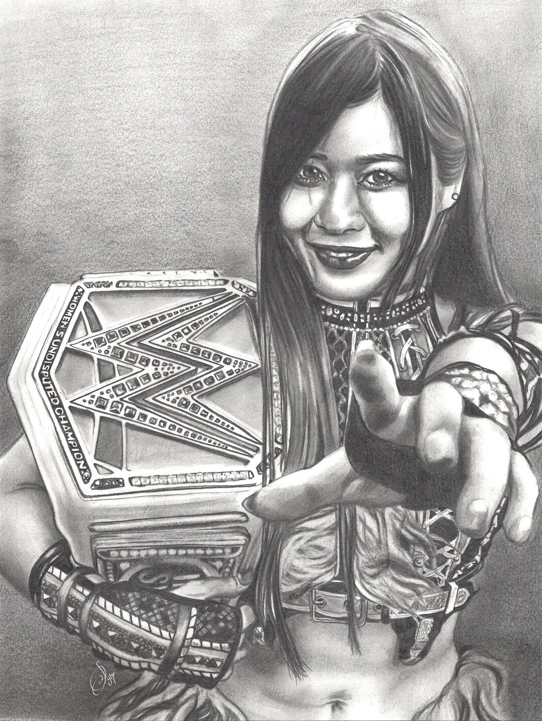 Iyo Sky Io Shirai Hand Drawn Art Print - Etsy