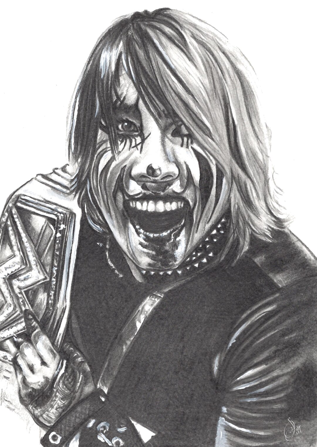 Asuka Hand Drawn Art Print - Etsy