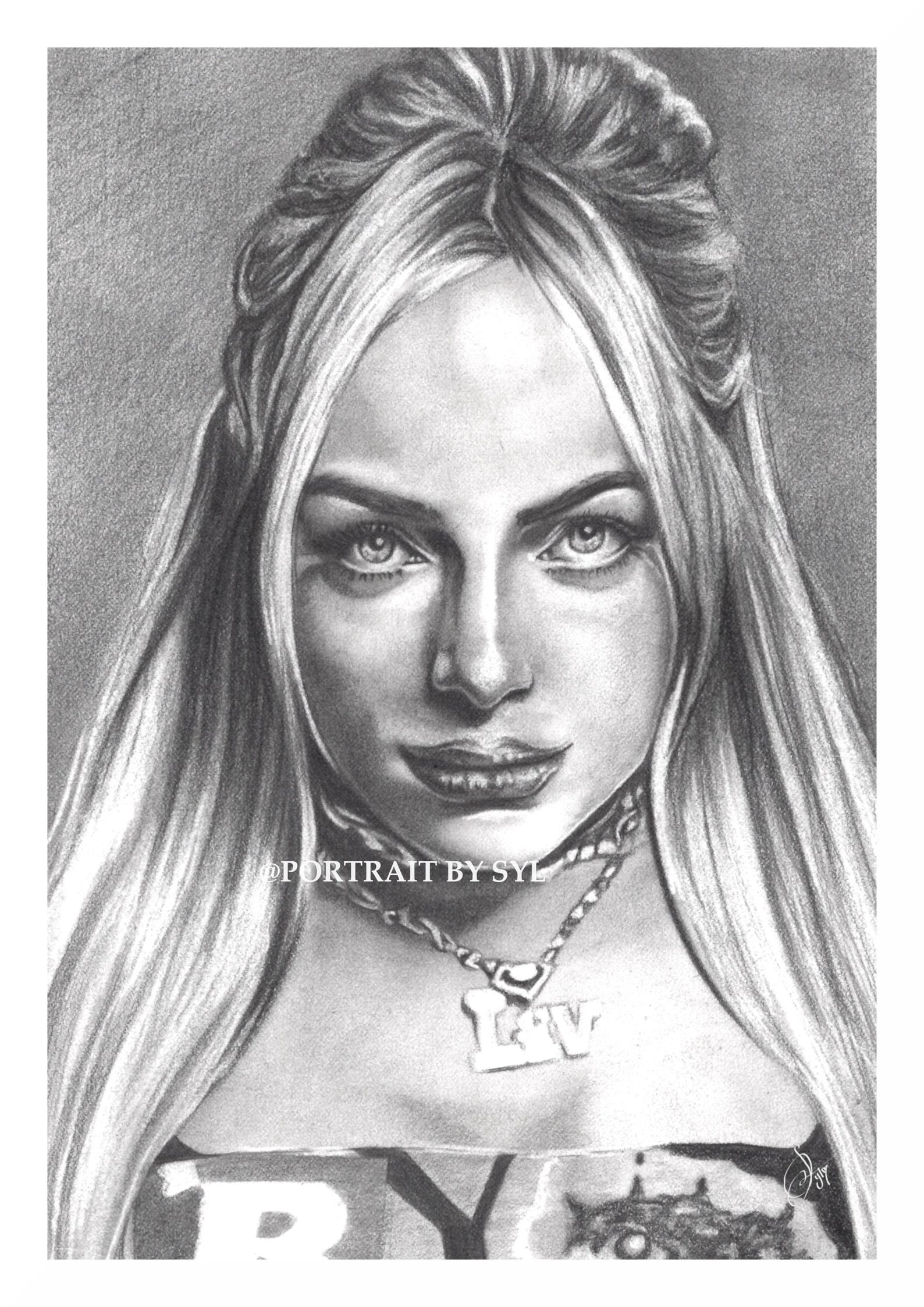 Liv Morgan Hand Drawn Art Print - Etsy