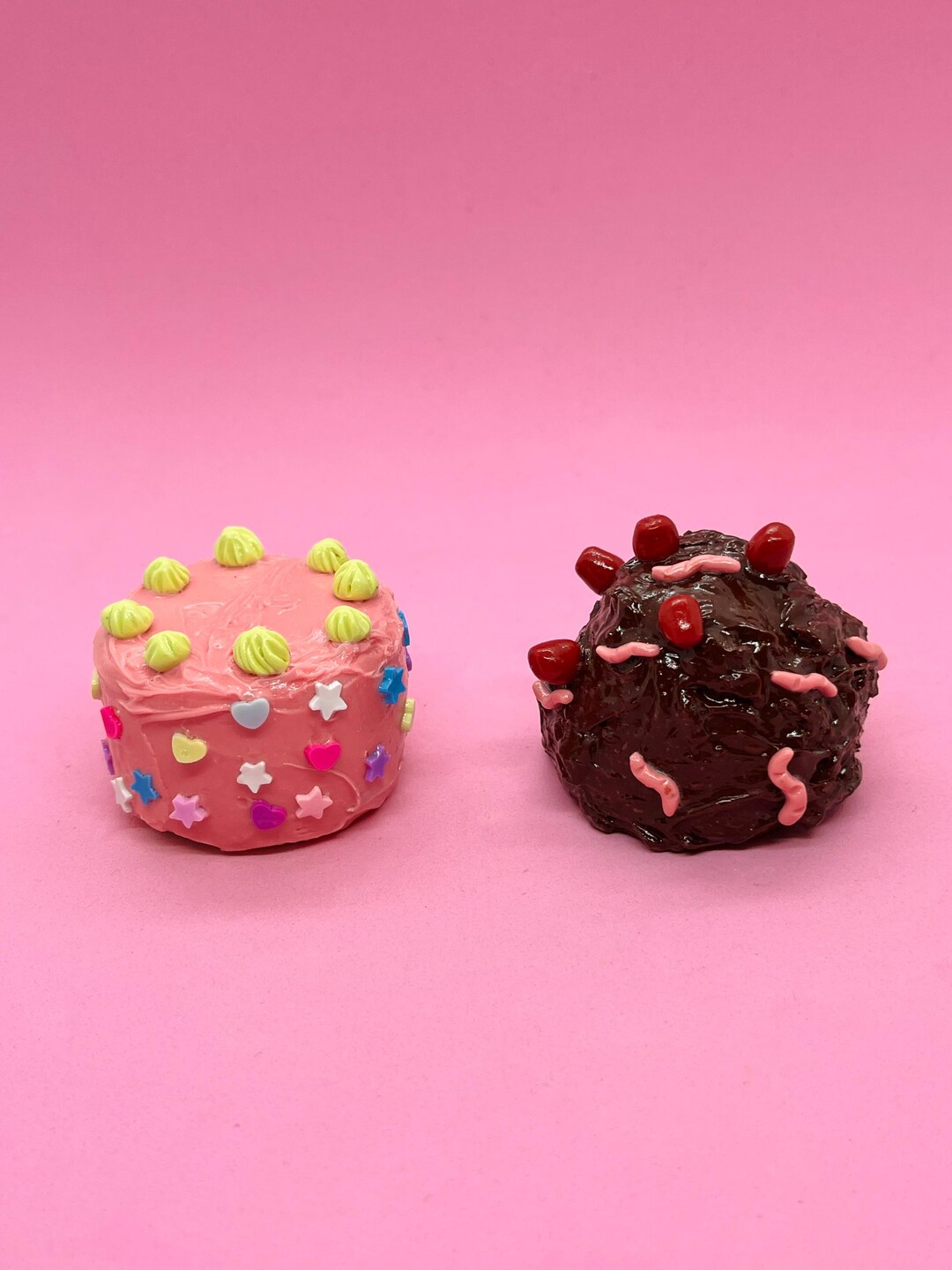 Cute Max and Ruby Cartoon Cake Replica Miniature | Kawaii, Polymer Clay ...