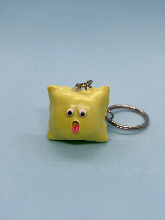 Cute Ravioli Keychain Kawaii Keychain Clay Food Keychain - Etsy