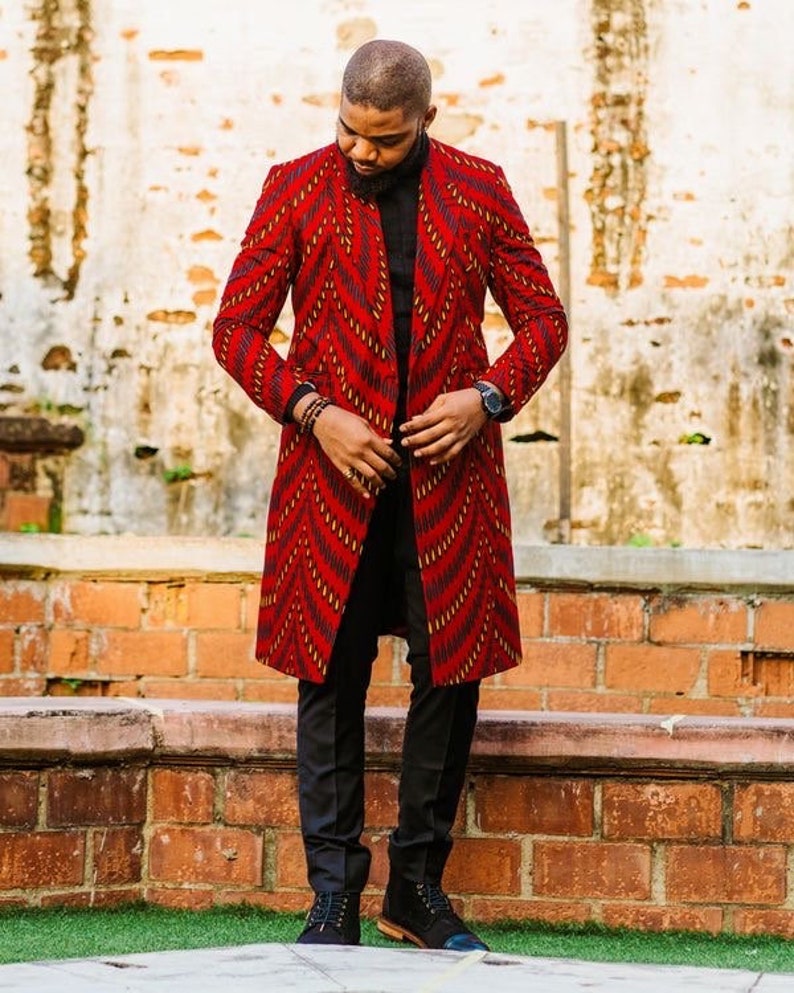 African Ankara Suit, African Ankara Jacket, African Print Men Blazer - Etsy
