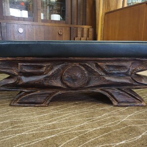 1950s Witco Tiki Carved Wood Bench VERY RARE FREE Shipping - Etsy