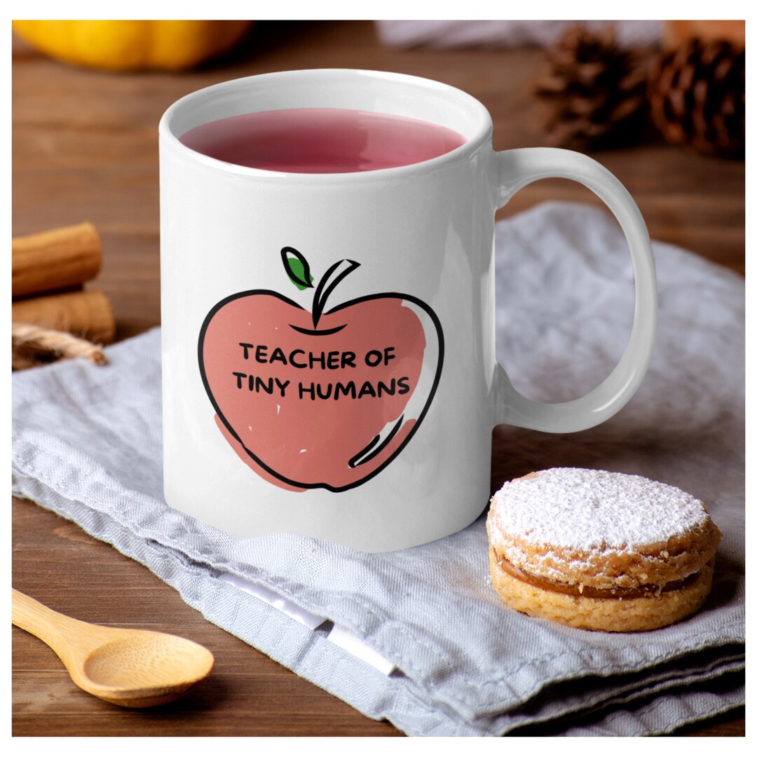 Elementary School Teacher Apple Ceramic Coffee Mug - Etsy