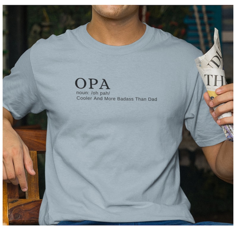 OPA Definition Shirt: Funny Grandpa Gift - Etsy