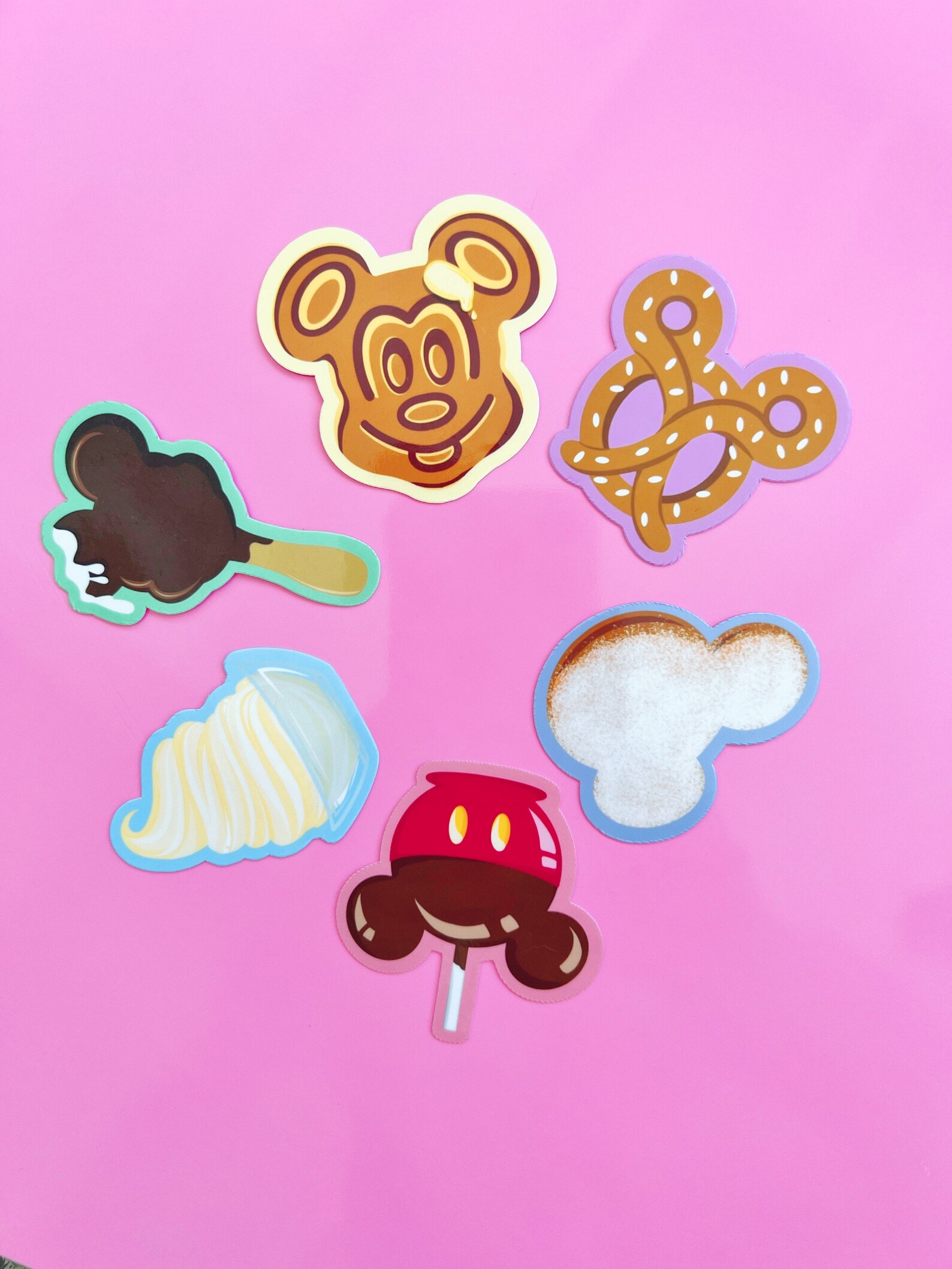 6 PACK Disney Parks Snacks Vinyl Sticker SERIES 1 - Etsy
