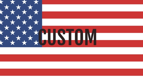 Custom Design Flag 19.5x37 Custom Custom - Etsy