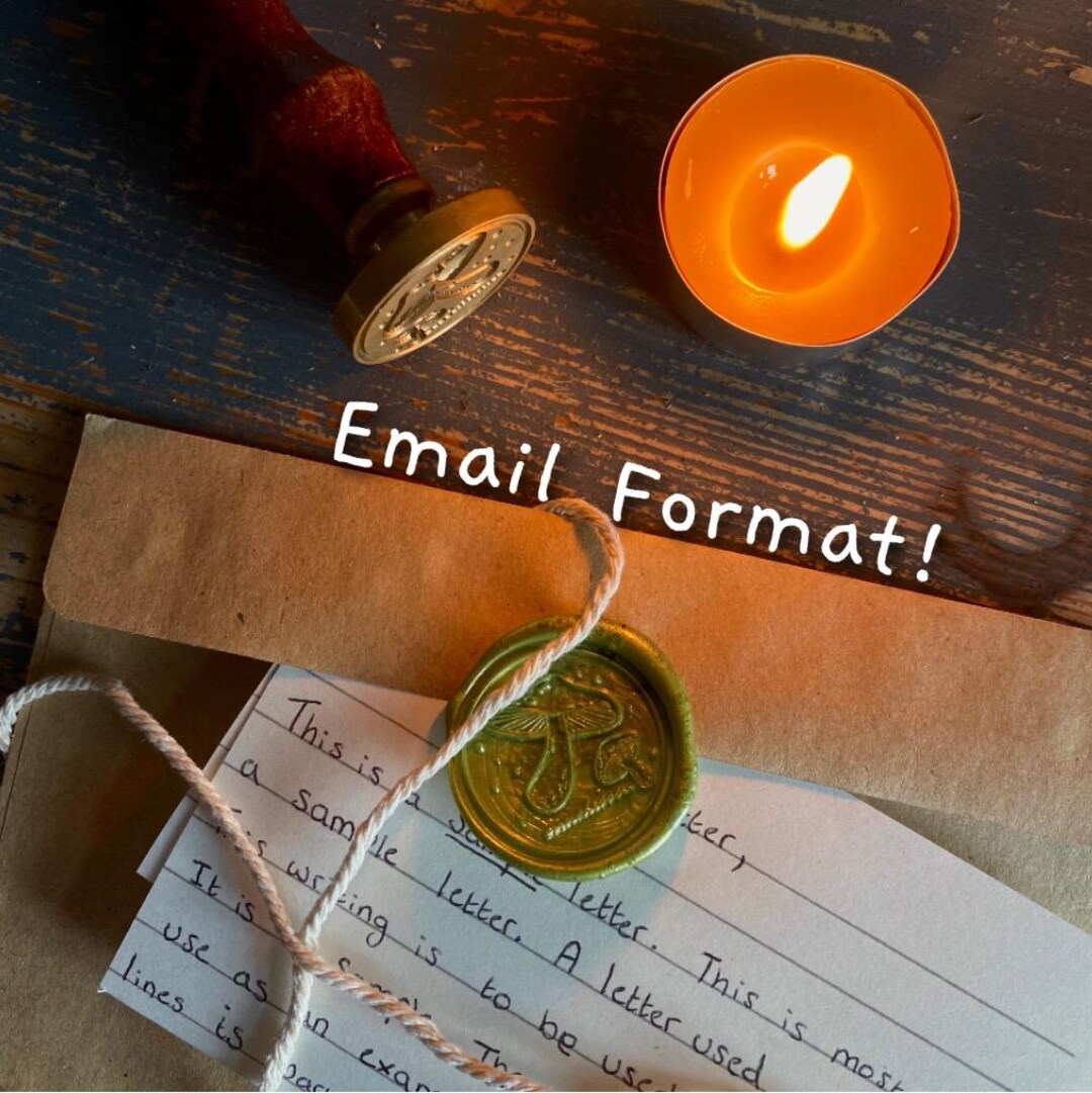 Comfort Character Letter - Email Format! - Etsy
