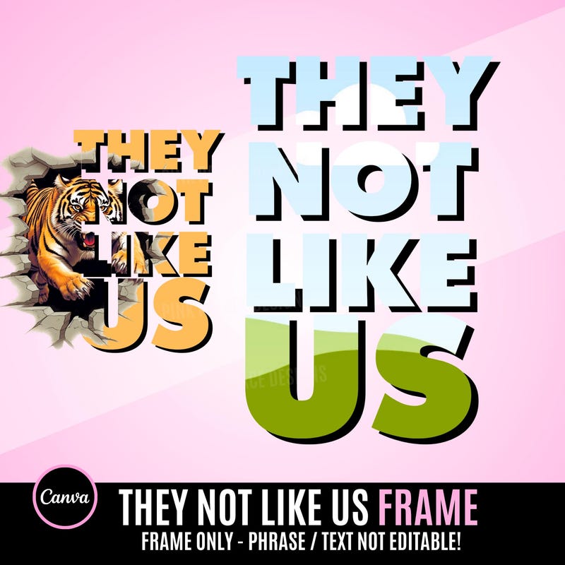 They Not Like Us Svg - Etsy