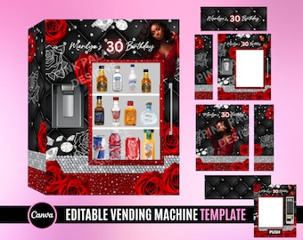 Vending Machine Template Adult - Etsy
