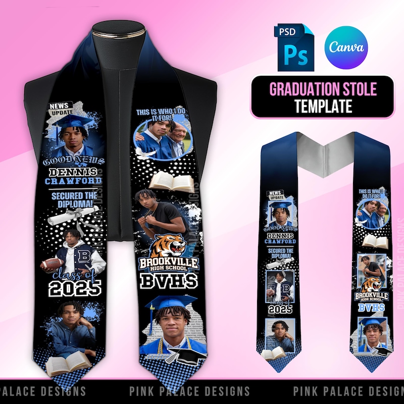 Royal Blue Sash - Etsy