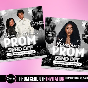 Prom Send off Flyer | Prom Send off Invitation | Prom Night Event ...
