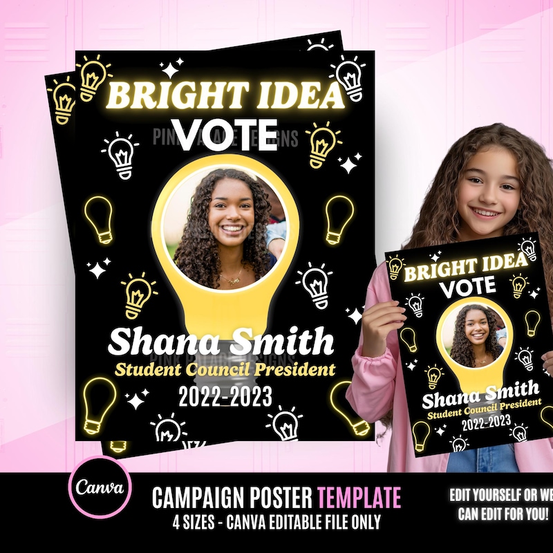 Class President Poster Ideas - Etsy