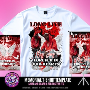 Memorial Tshirt Design, Editable in Canva, in Loving Memory Tshirt ...