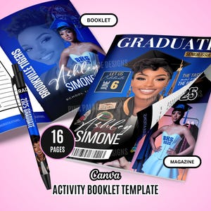 Graduation Booklet Template | Graduation Activity Book | Graduation ...