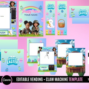 Easter Vending Machine Template, Birthday Gift, Graduation Crafts, Birthday Gift, Girl Birthday ...