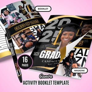 Graduation Booklet Template | Graduation Activity Book | Graduation ...