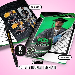 Graduation Booklet Template | Graduation Activity Book | Graduation ...