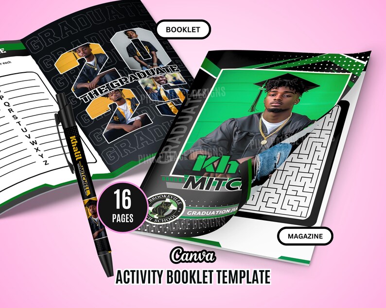 Graduation Booklet Template | Graduation Activity Book | Graduation ...