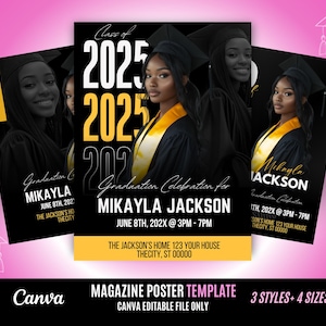Graduation Magazine Poster | Graduation Magazine | High School ...