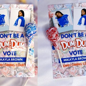 Lollipop Candy Tag, Election Campaign Voting Cards, Vote for Me ...