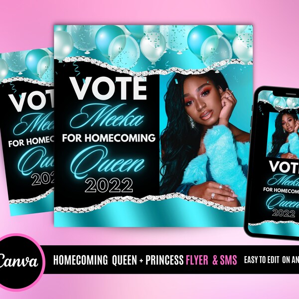 Homecoming Princess Flyer - Etsy