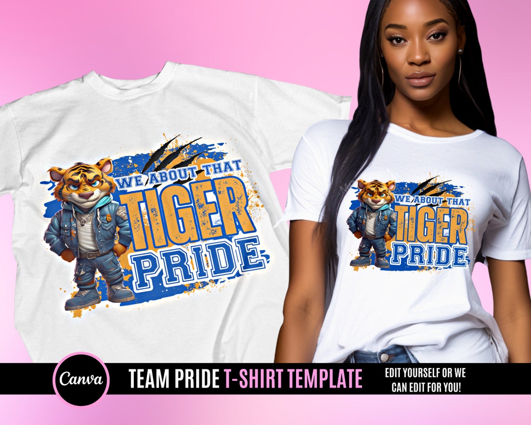 Team Pride Homecoming T Shirt Design, Editable in Canva, 2024 Vote ...