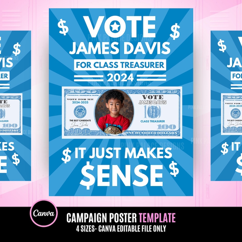 Student Council Treasurer Poster - Etsy