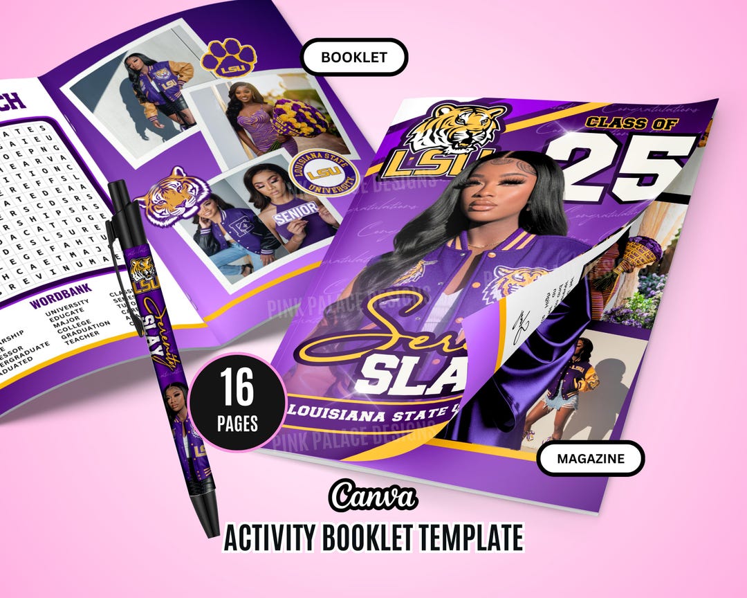 Graduation Booklet Template | Graduation Activity Book | Graduation ...