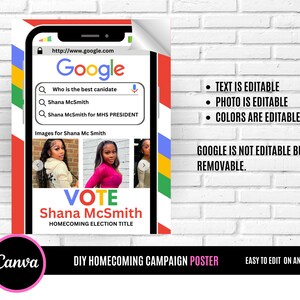 Goo Gle Poster, Student Council Poster, Homecoming Poster, Class ...