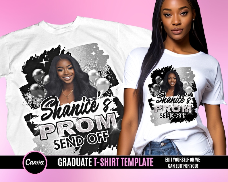 Prom Send off T Shirt Design, Editable in Canva, 2025 Prom T Shirt ...