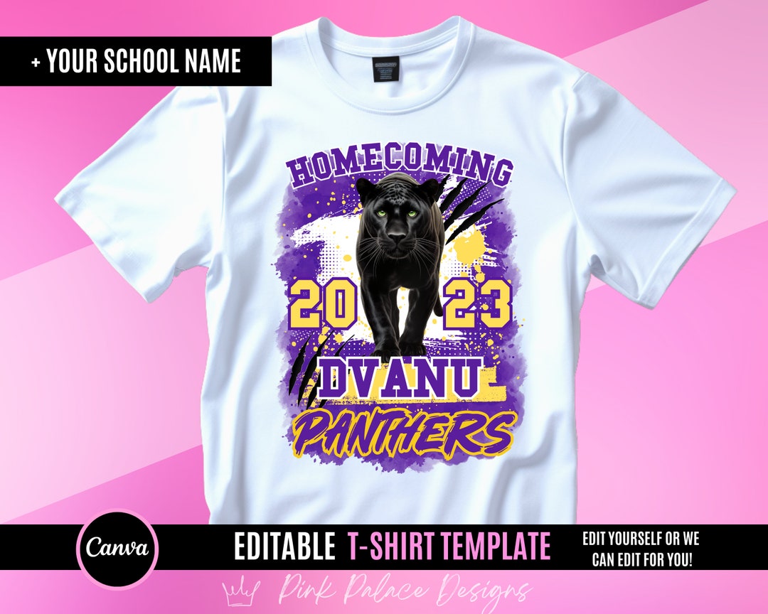 Homecoming T Shirt Design, Alumni Team Spirit Design File,editable in ...