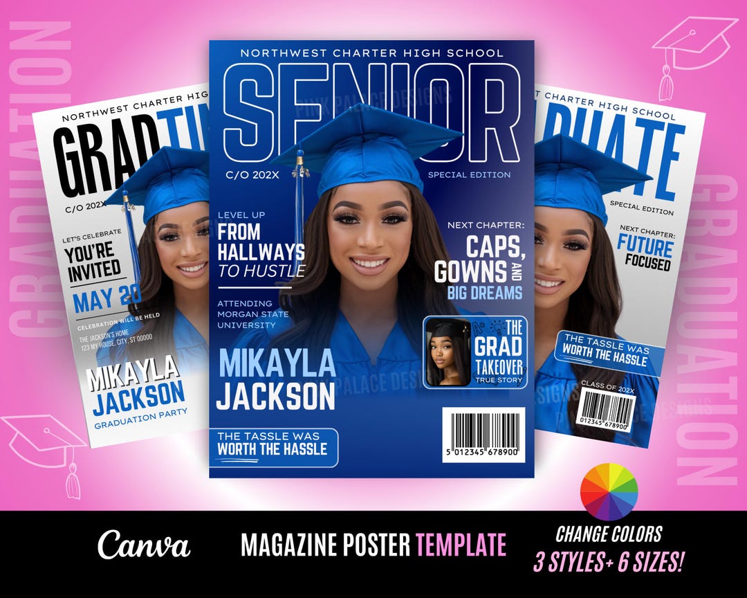 Graduation Magazine Poster | Graduation Magazine | High School ...