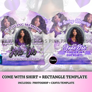 In Loving Memory T Shirt Design, Editable in Canva, Memorial T Shirt ...