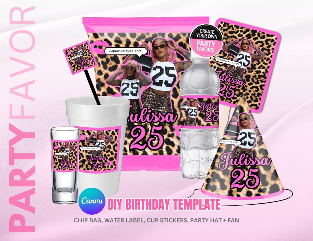 Party Pack , Birthday Bundle, Teen Adult Birthday Party Favor, Party ...