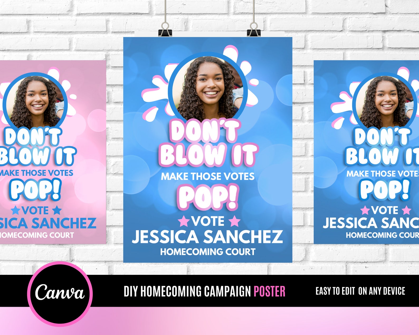 Dont Blow It Poster, Student Council Poster, Class Treasurer, Class ...