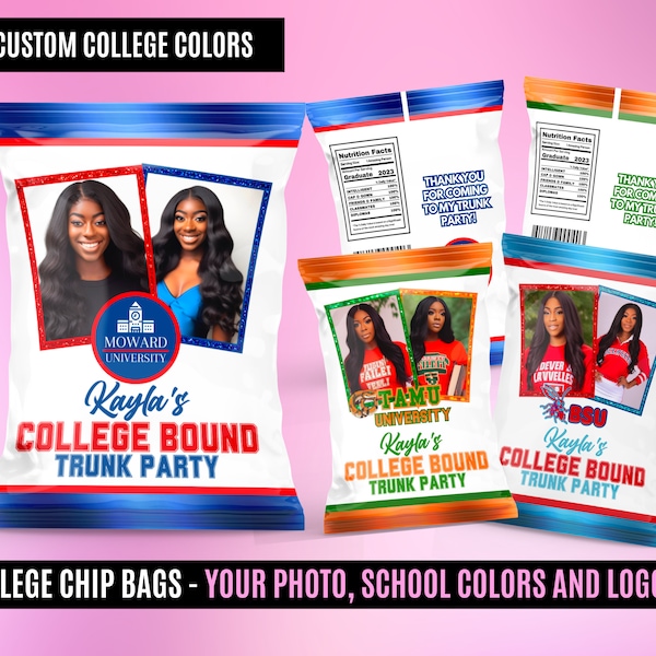 Graduation Chip Bags - Etsy