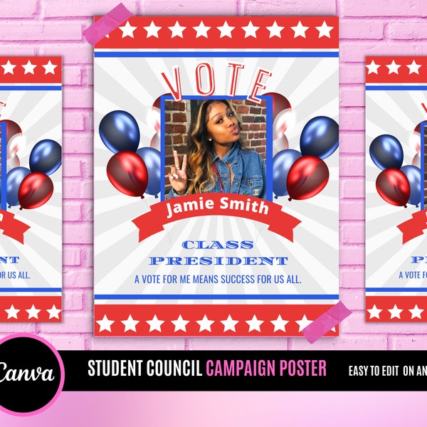Student Council Vice President Posters - Etsy